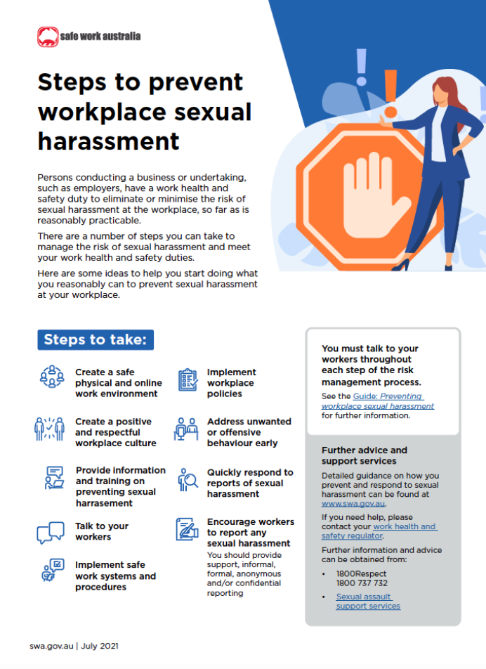 Steps To Prevent Workplace Sexual Harassment Respect Work